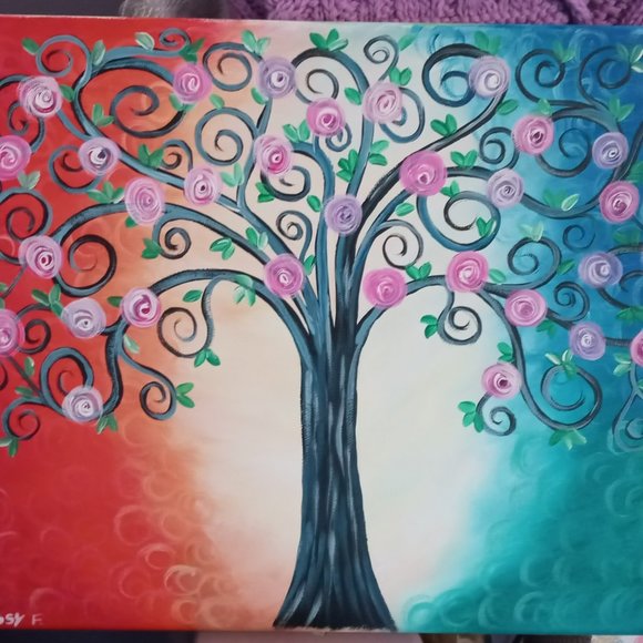 Art | Twilight Tree Cottagecore Decor Painting | Poshmark